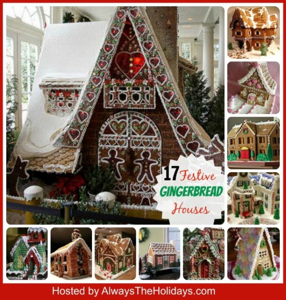 Round Up of Gingerbread Houses