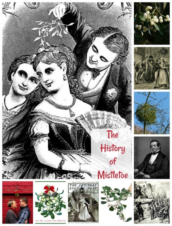The History of Mistletoe - The Kissing Plant - Kissing Balls, Sprigs & Love