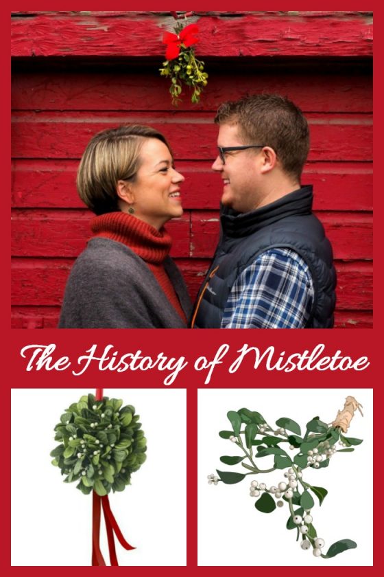 The History of Mistletoe - The Kissing Plant - Kissing Balls, Sprigs & Love