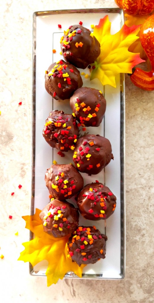 Peanut Butter Chocolate Truffles Welcome Autumn in Style