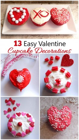Valentine Cupcake Decorations - Decorating Cupcakes to Say I Love You