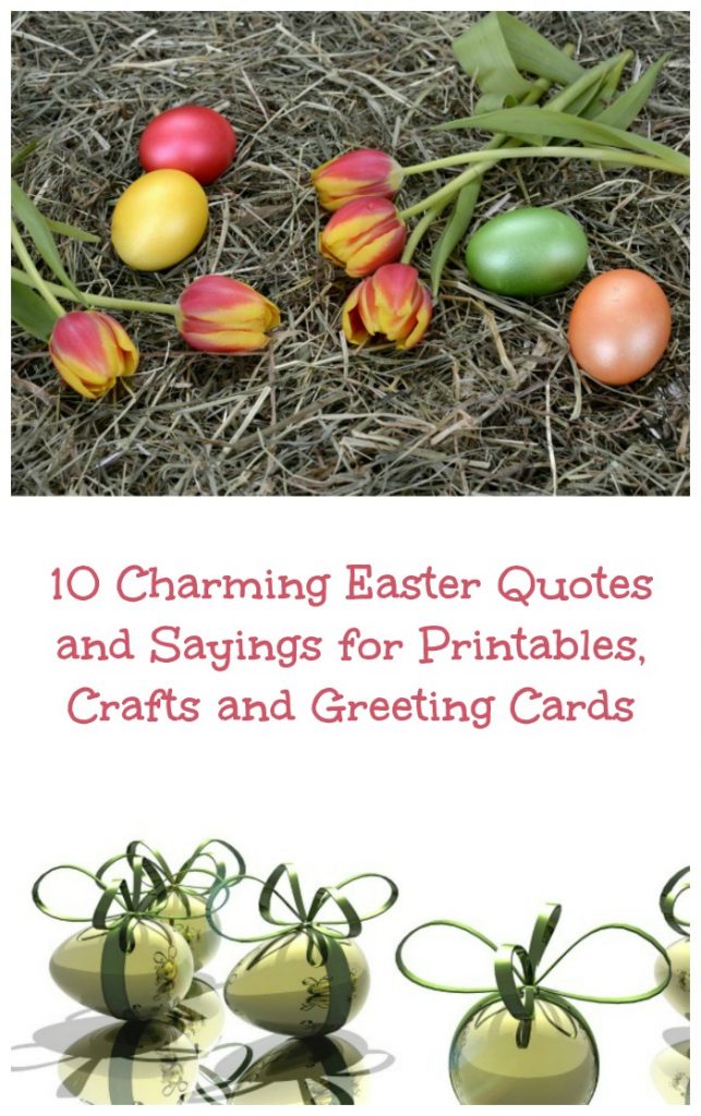 Easter Quotes for Crafts, Cards and Printables - [Updated]