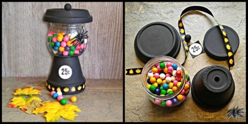 DIY Halloween Gumball Machine - Easy Craft Project for Halloween