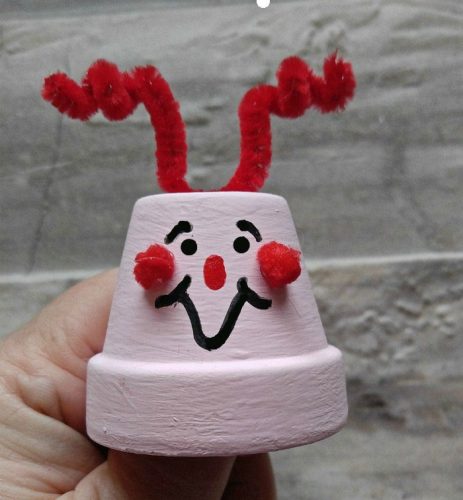 Clay Pot Love Bug Candy Dish - Valentine Terracotta Bug Craft (Tutorial)