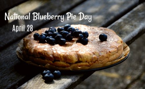Blueberry Recipes to Celebrate National Blueberry Pie Day - April 28