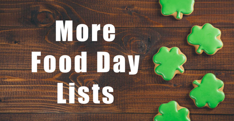 Food Holidays in March - Peanuts, Popcorn, Snacking & More!