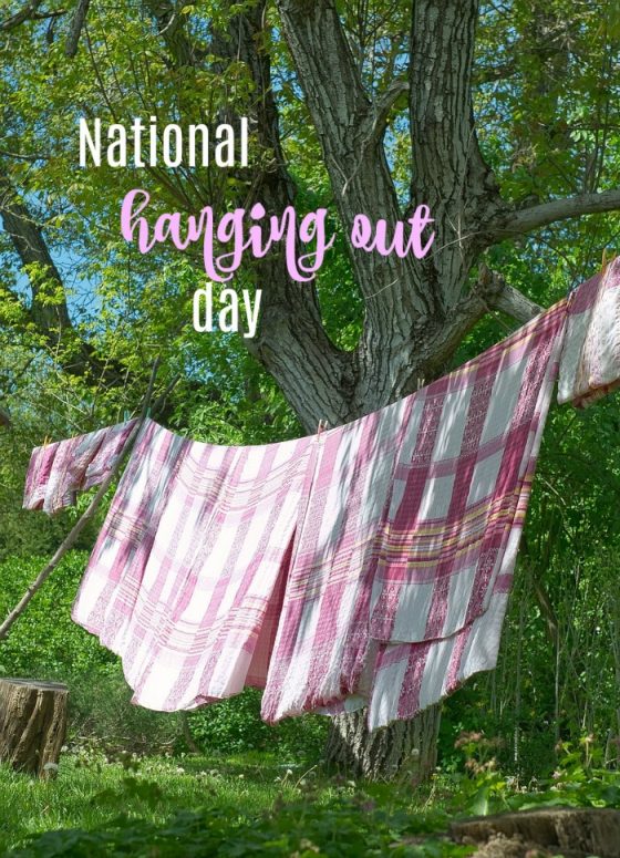 National Hanging Out Day - April 19 - Fun Facts and History