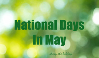 May Word Search Printable - National Days Word Find Puzzle