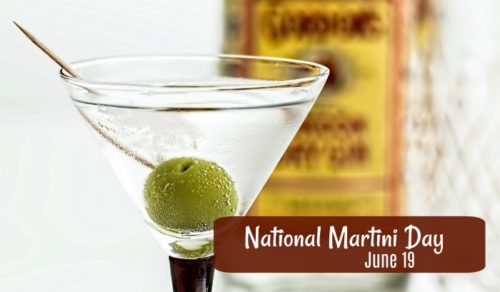 National Martini Day - June 19 - Fun Facts and Recipes