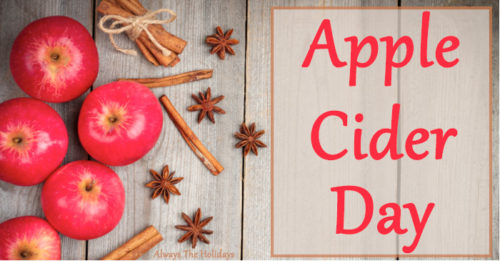 Apple Cider Day - Fun Facts, Ways to Celebrate, and Apple Cider Recipes