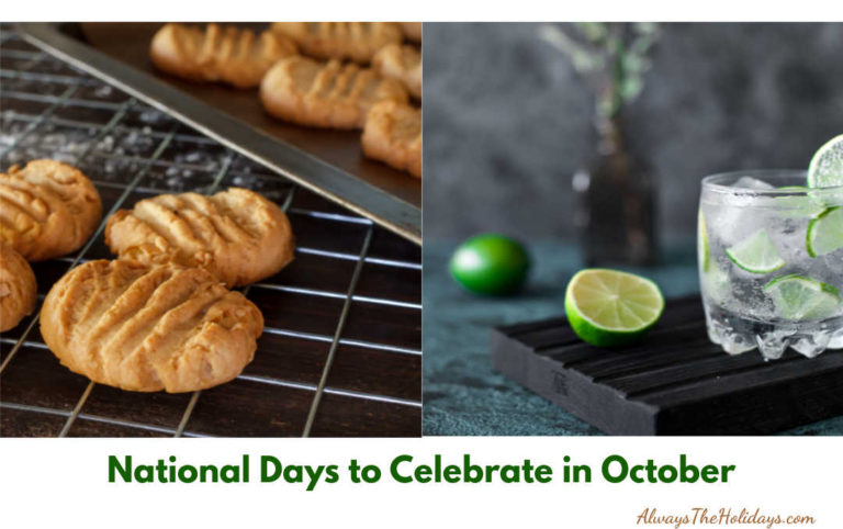 October National Days - Get a List of the Special Days in October