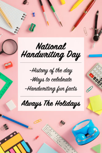National Handwriting Day - Learn About the History and Art of Handwriting