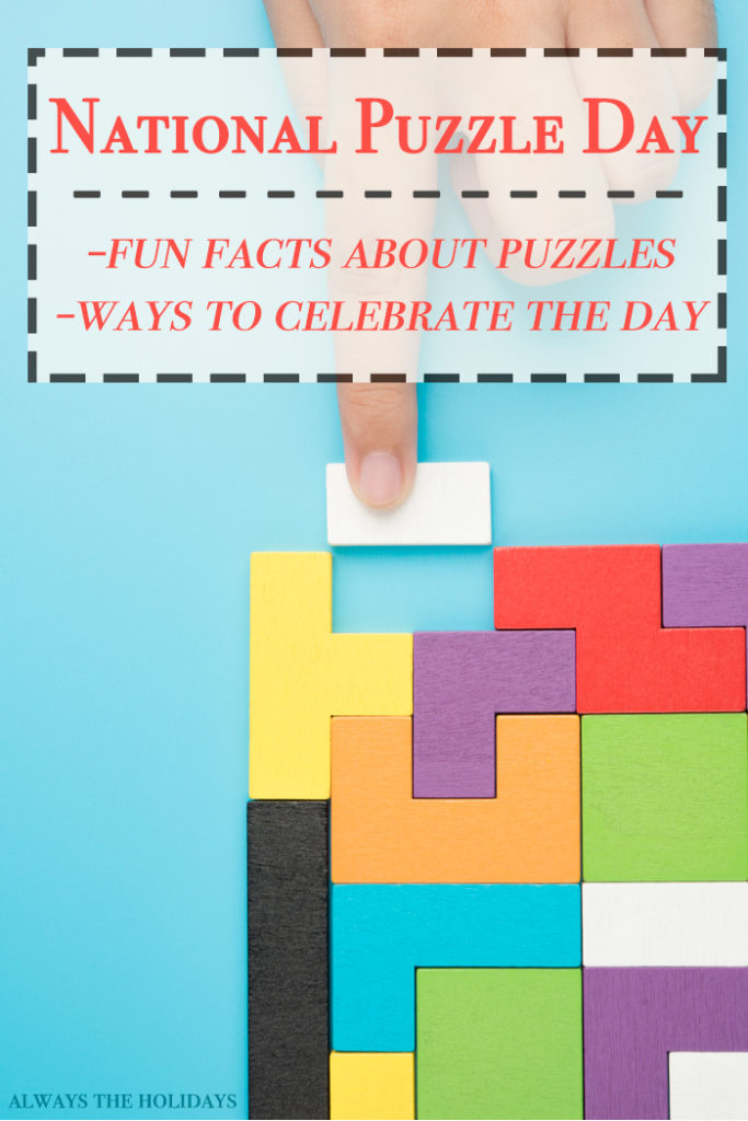 National Puzzle Day Jigsaw Puzzles Crosswords Sudoku And More 