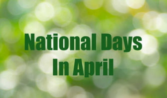 April Word Search Printable - National Days Word Find Puzzle