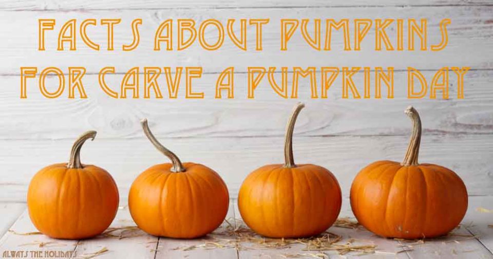 15+ Interesting Facts About Pumpkins to Celebrate Carve a Pumpkin Day