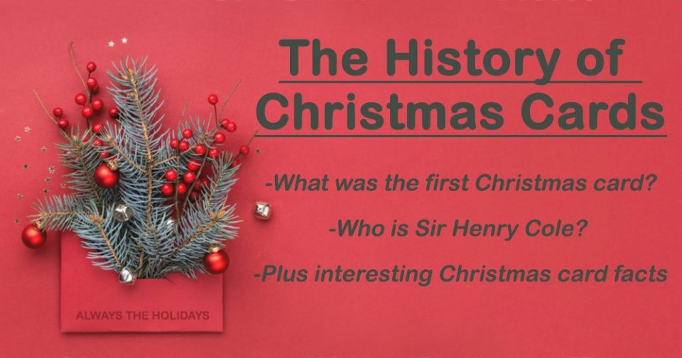 First Christmas Card - Sir Henry Cole and The History of Christmas Cards