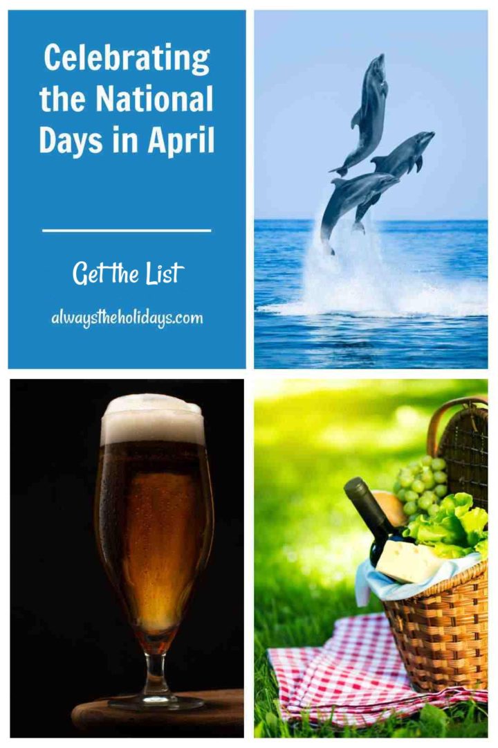 April Word Search Printable - National Days Word Find Puzzle