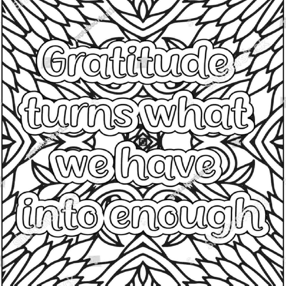 World Gratitude Day (Sept 21) History & Gratitude Coloring Page