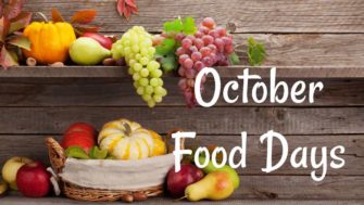 October Food Holidays - List of National Food Holidays This Month