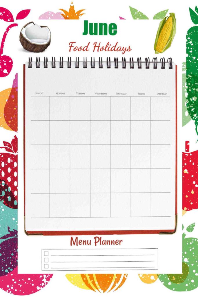 Food Holidays in June - Get the list of June Food Days to Celebrate