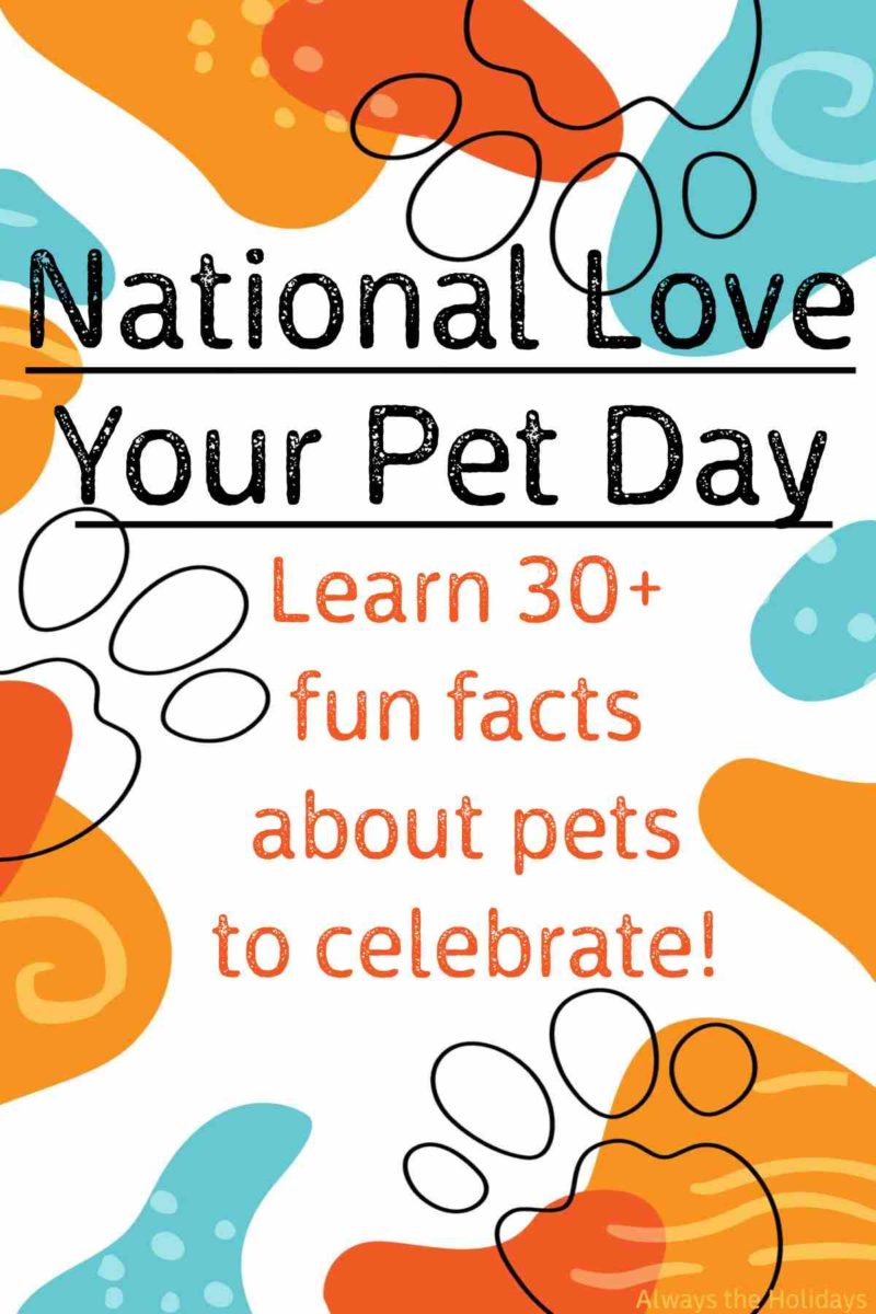 Learn 30+ Fun Facts about Pets for National Love Your Pet Day