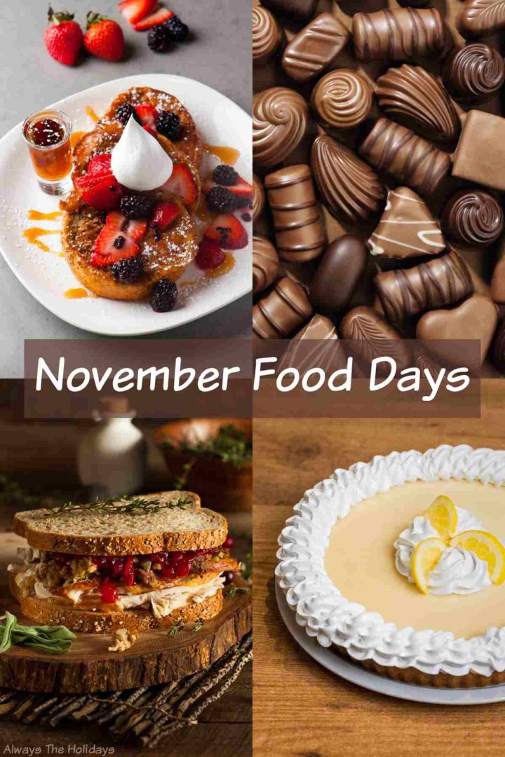 November Food Holidays - List of National Food Days in November