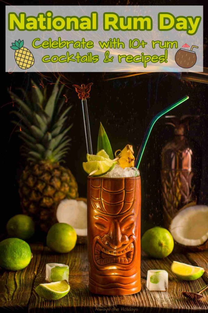 National Rum Day - Celebrate with 10+ Rum Cocktail Recipes