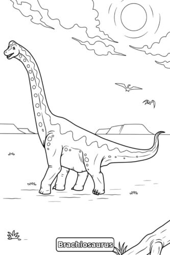15 Dinosaurs Coloring Pages - T Rex, Stegosaurus, Raptor