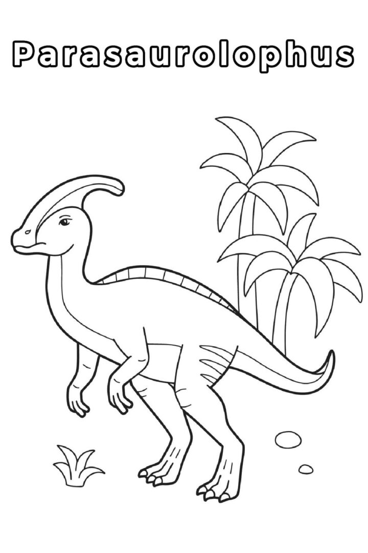 15 Dinosaurs Coloring Pages - T Rex, Stegosaurus, Raptor