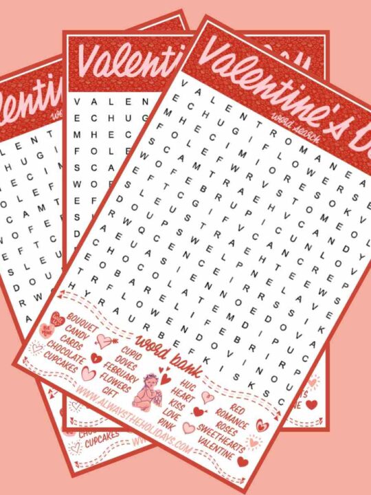 Printable Valentines Day Letter Template Printable Word Searches