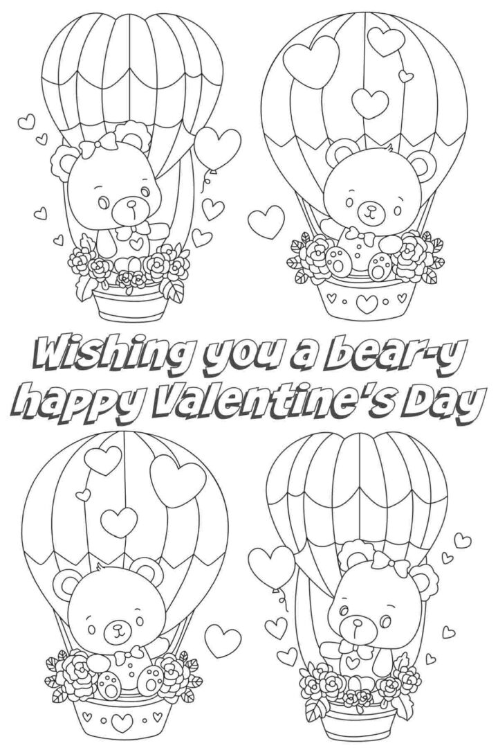 14 Valentine's Day Coloring Pages - Free Printables For All Ages