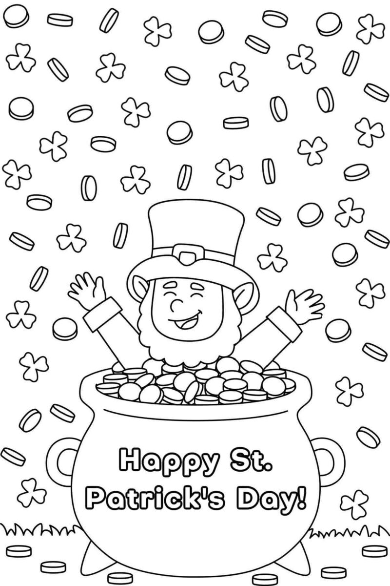 17 St. Patrick's Day Coloring Pages - Free Holiday Coloring Sheets