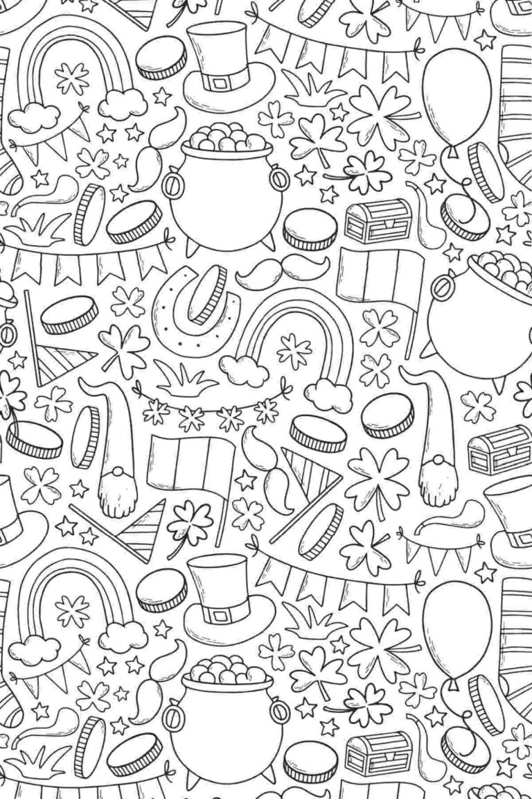 17 St. Patrick's Day Coloring Pages - Free Holiday Coloring Sheets