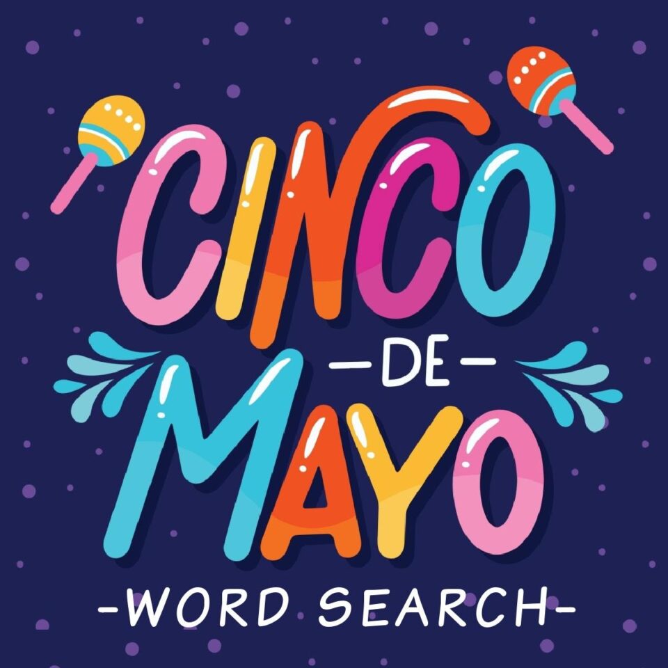 Free Cinco De Mayo Word Search Printable - Answer Key Included