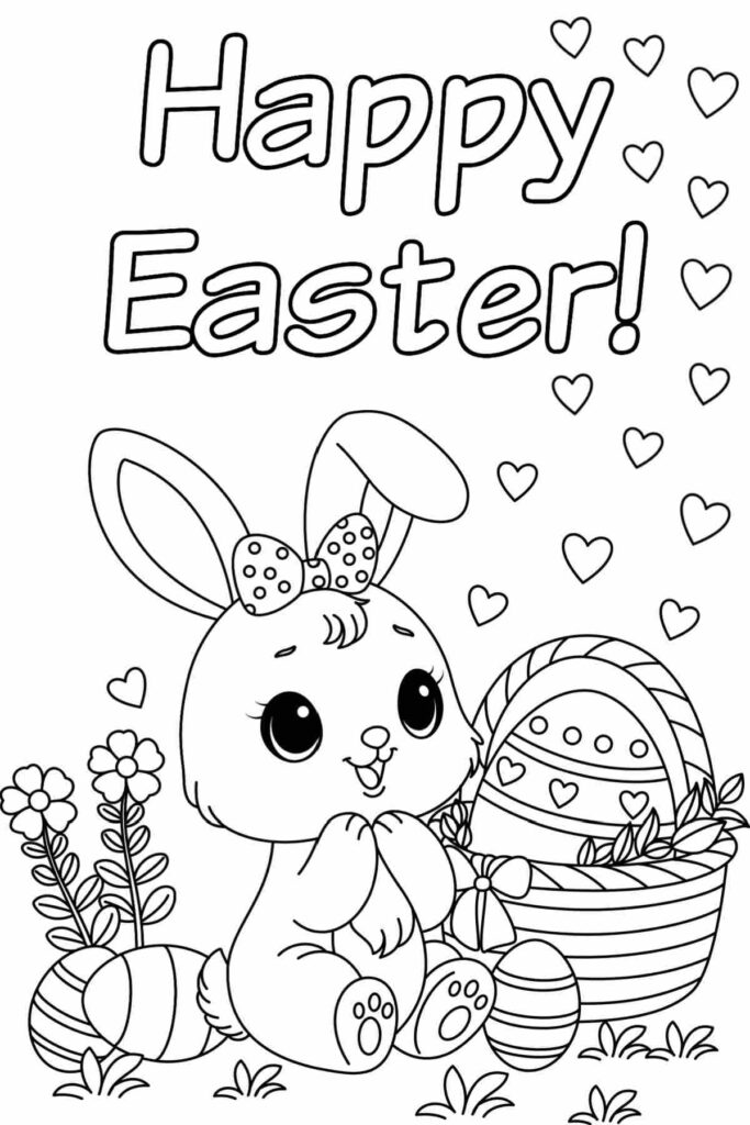 Get 19 Free Printable Easter Coloring Pages - Options for All Ages